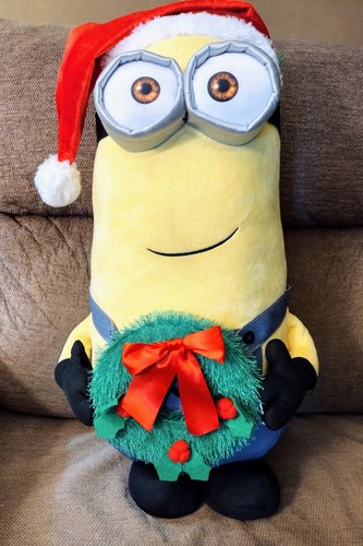 Despicable Me Minion Kevin Christmas Greeter 24" Tall Santa 86786124482 ...