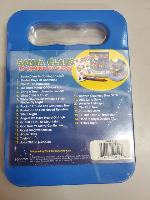 Santa Claus Coming to Town Children Kids Christmas Playpac Color 25song ...