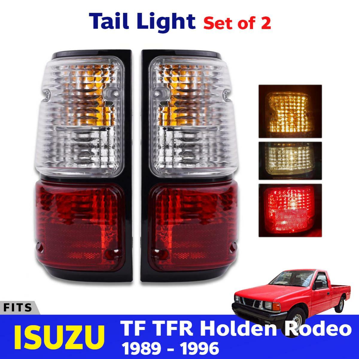 Pair Tail Light Rear Lamp +Bulb Fits Isuzu TFR Holden Rodeo Truck UTE ...