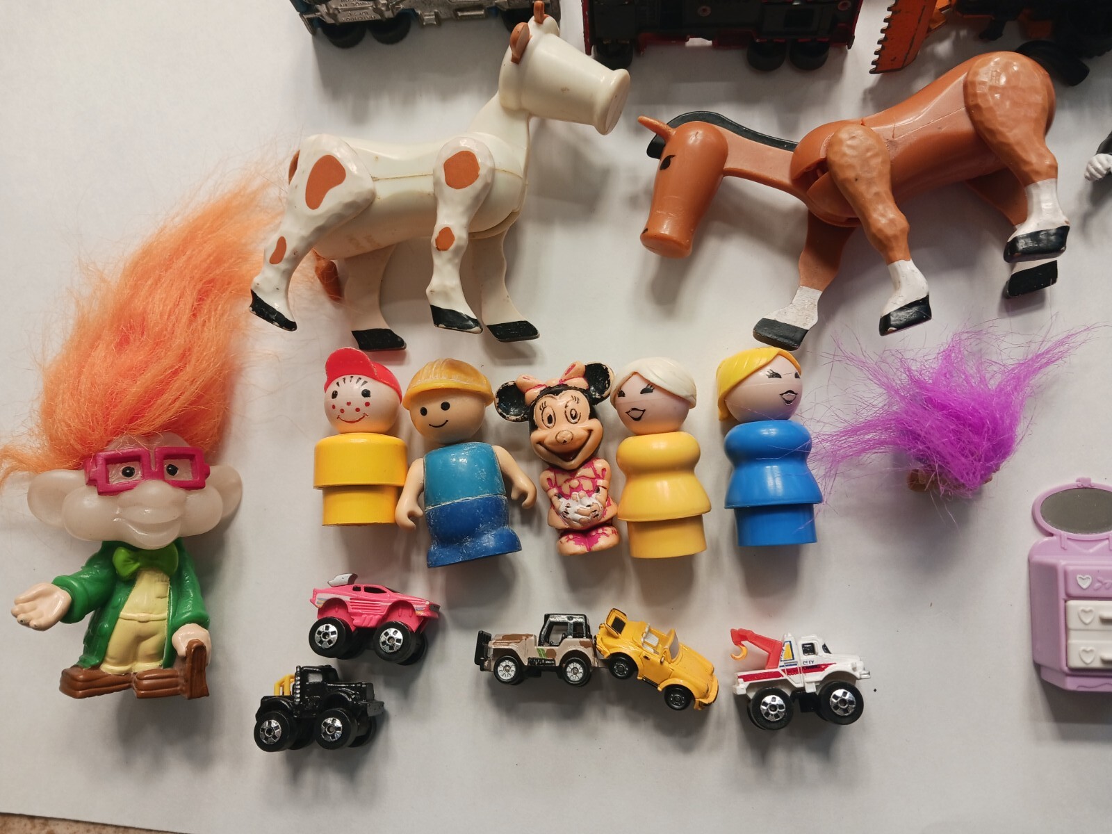 Vintage Toys Mojorette cars France, Wood LITTLE PEOPLE, Micro Machines ...