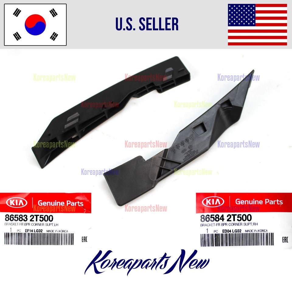 FRONT Bumper Brackets Retainer Right + Left 2pcs ⭐GENUINE⭐ Kia Optima ...