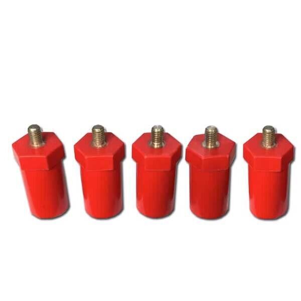 14mm OD M6 Brass Core Insulation Post Hexagonal Head With threaded Rod ...