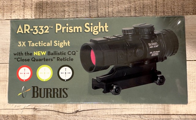 Burris AR-332 Ar Tactical 3x 32mm Prism Sight Rifle Scope for sale ...