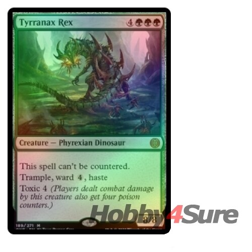 Foil Tyrranax Rex M/NM Magic: The Gathering MTG Phyrexia: All Will Be ...