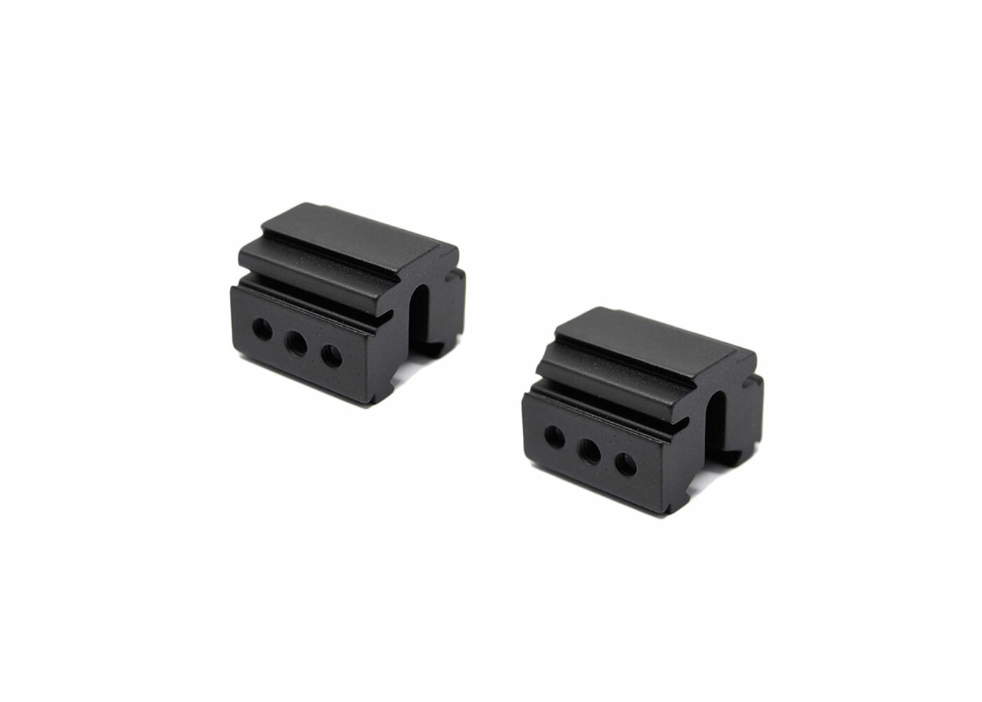 Bkl 3/8 or 11mm Tri-Mount Dovetail Riser Mount, 1in Long, Black Bkl-167 ...