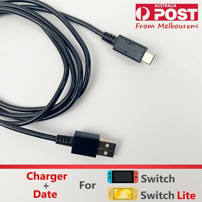 Nintendo Switch USB Charger Charging Power Cable Cord for Switch ...