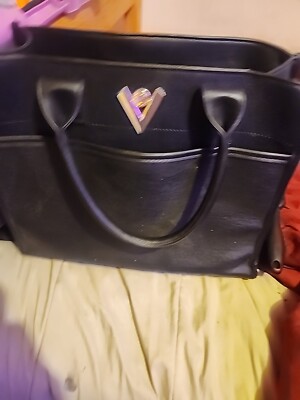 Used Purse Black Leather | eBay