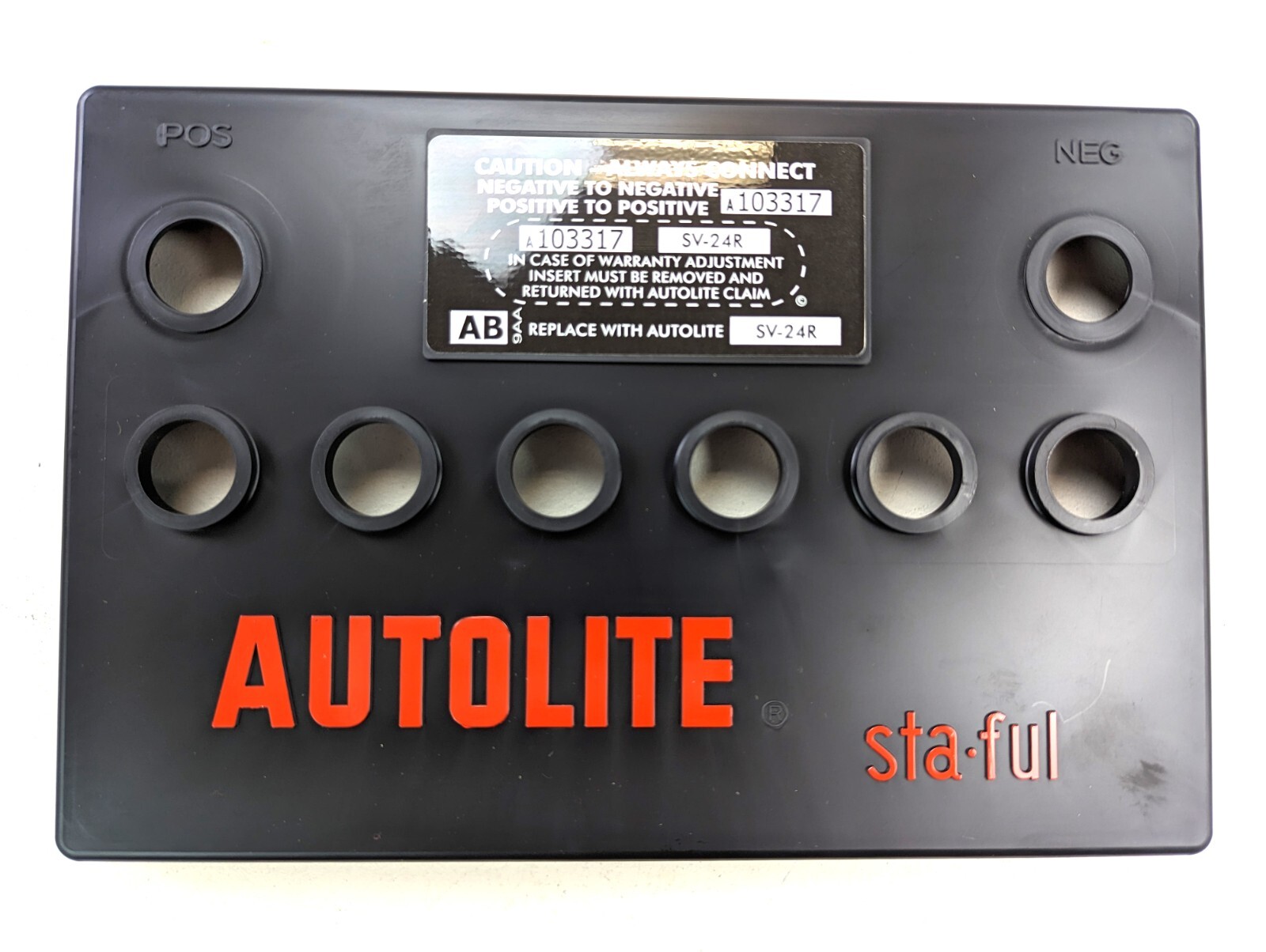 Mustang Battery Cover Autolite 1964 1965 1966 1967 1968 1969 1970 1971 ...