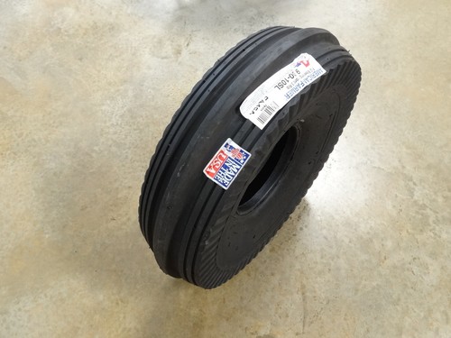 9.00-10 American Farmer Tri-Rib 3 Rib Front Tractor Tire 12 ply Tube ...