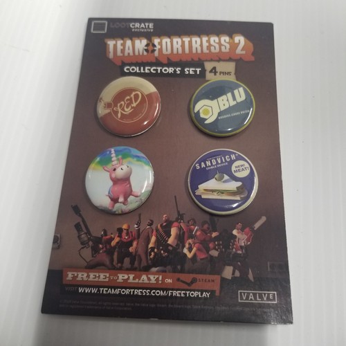 Team Fortress 2 Collector Set 4 Pin Loot Crate Exclusive | eBay