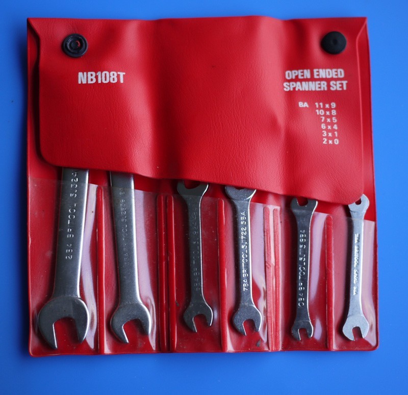 Vintage Britool 6 x Piece BA Open Ended Spanner Set 0-11 BA - NB108T ...