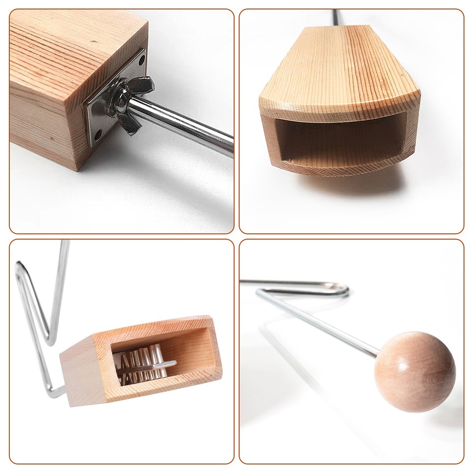 Vibra Slap Percussion Instrument Donkey Call Rattle Trap Vibraslap ...