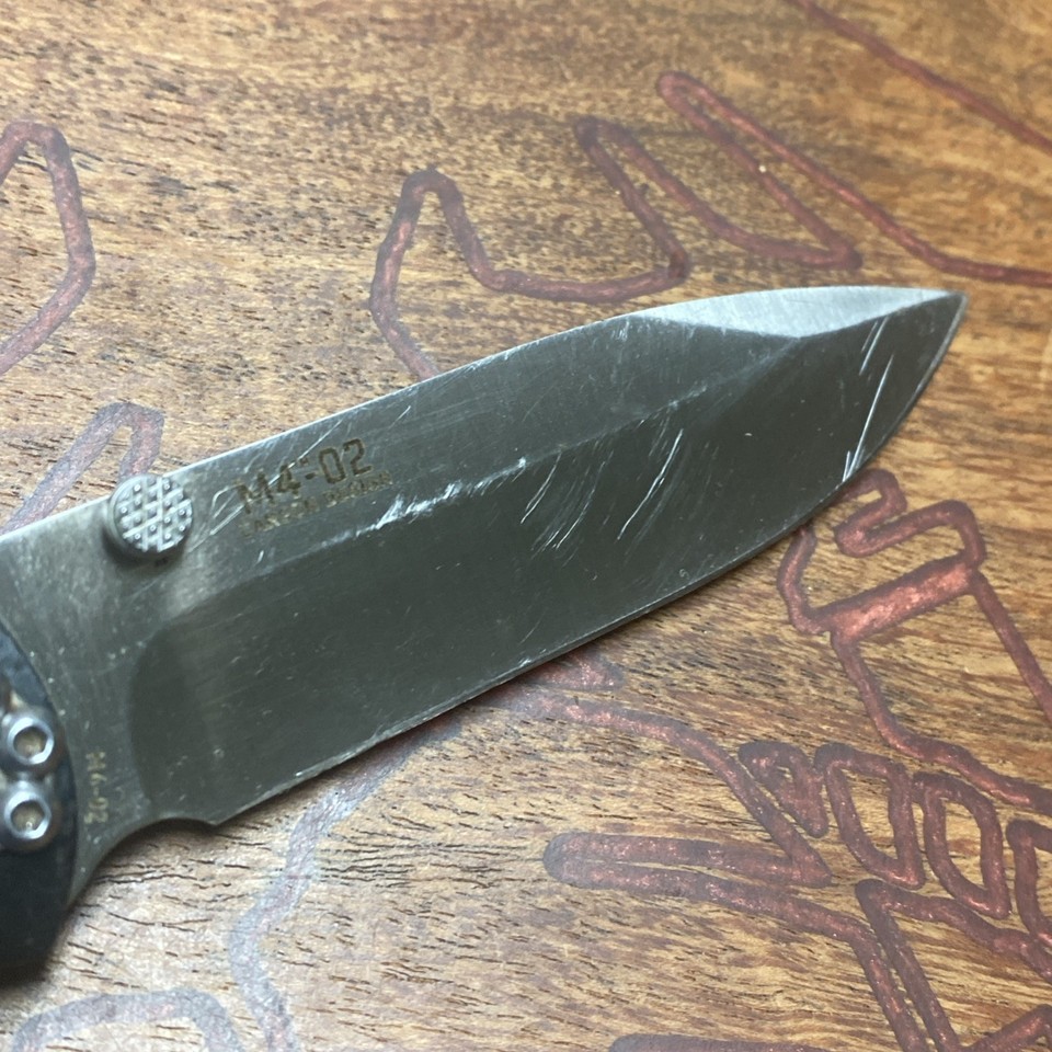 RARE/DISCONTINUED CRKT M4-02M Assisted Open Folding Bone Handle Pocket ...