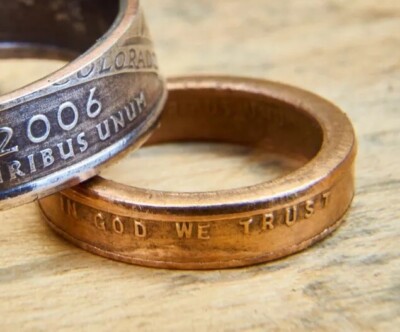 US Penny Coin Ring. Currency Ring | eBay