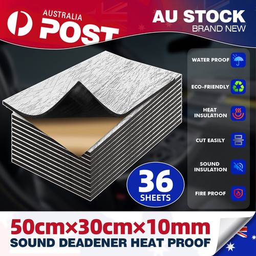 58ft2 Sound Deadener Insulation Heat Proof Noise Proofing Foam Car Auto ...