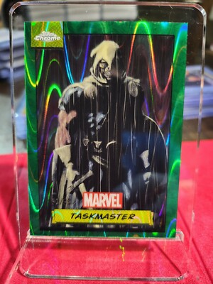2024 Topps Chrome Marvel Taskmaster #135 Green Gamma Ray Wave 92/99 | eBay