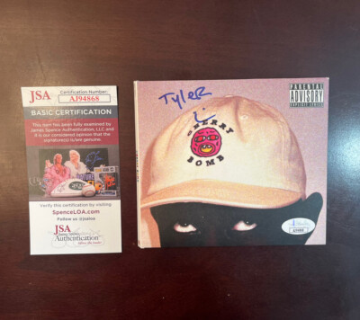 Tyler the Creator Signed Cherry Bomb CD JSA COA | eBay