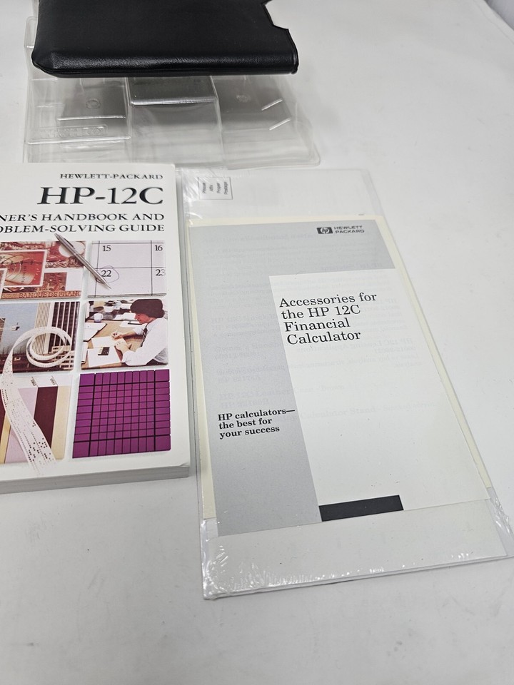 HP 12C Financial Calculator New in box with manuals Mint 886111555413| eBay