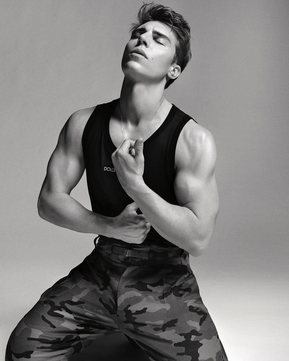 Nolan Gerard Funk Body Nolan Gerard Funk Goes Shirtless For 'Flaunt'