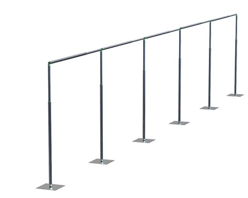 3x6-15M Telescopic Heavy Duty Pipe and Drape Kit Wedding Backdrop Frame ...