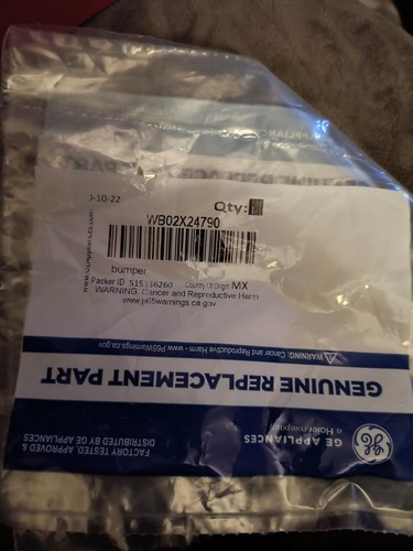 Set Of 3 WB02X24790 AP5989801 Grate Bumper Rubber Foot Genuine OEM GE ...