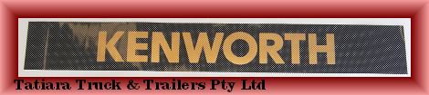 Kenworth windscreen decal banner - 1700 X 145 mm Black/Gold; T4 T6 T9 ...
