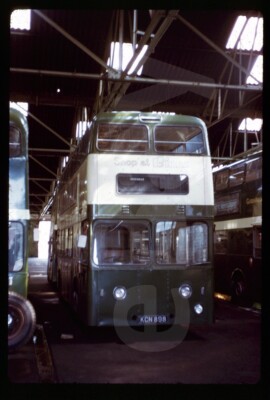 Original Bus Slide - Gateshead KCN898 Leyland Atlantean depot shot | eBay