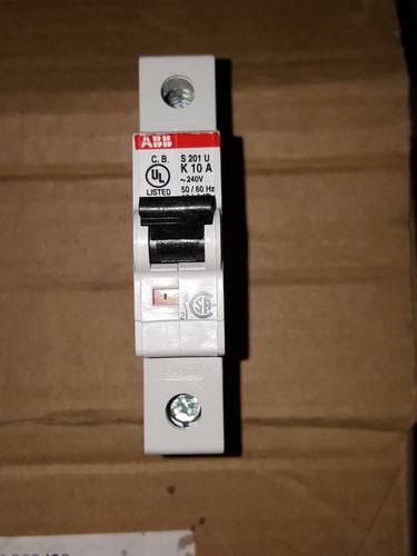FACTORY NEW ABB UL489 CIRCUIT BREAKER, 1 POLE, 16 AMPS, S201UP-K16 BOX OF 10 | eBay