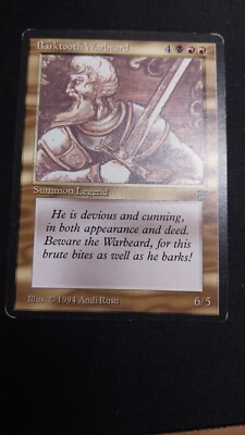 English Barktooth Warbeard Good MTG magic Legends A1 | eBay