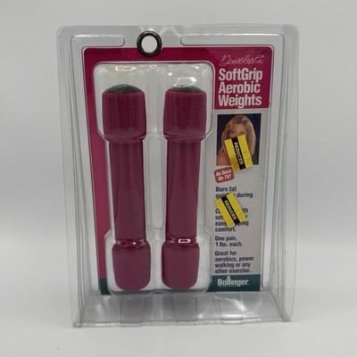 Denise Austin Bollinger Pink Soft Aerobic Weights Pair 1 lb Each Foam ...