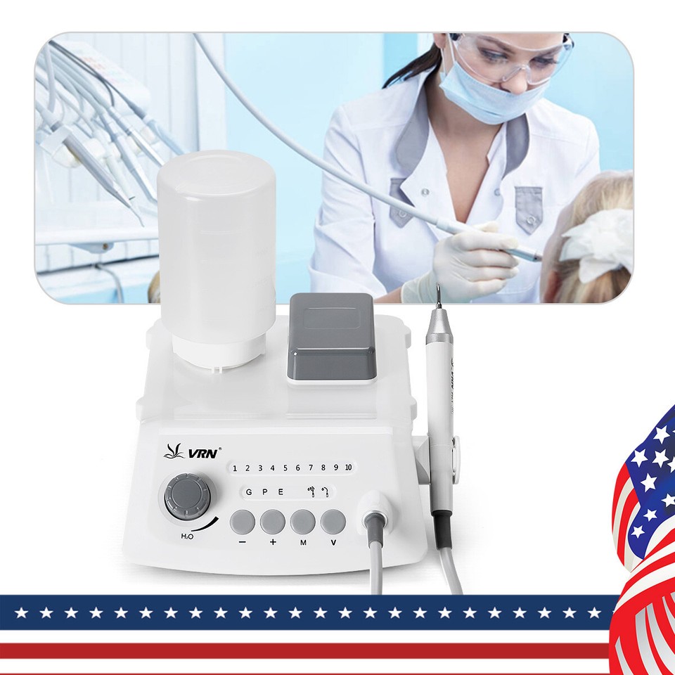 Dental VRN-A8 LED Ultrasonic Piezo Scaler /Cordless Hygiene Prophy ...