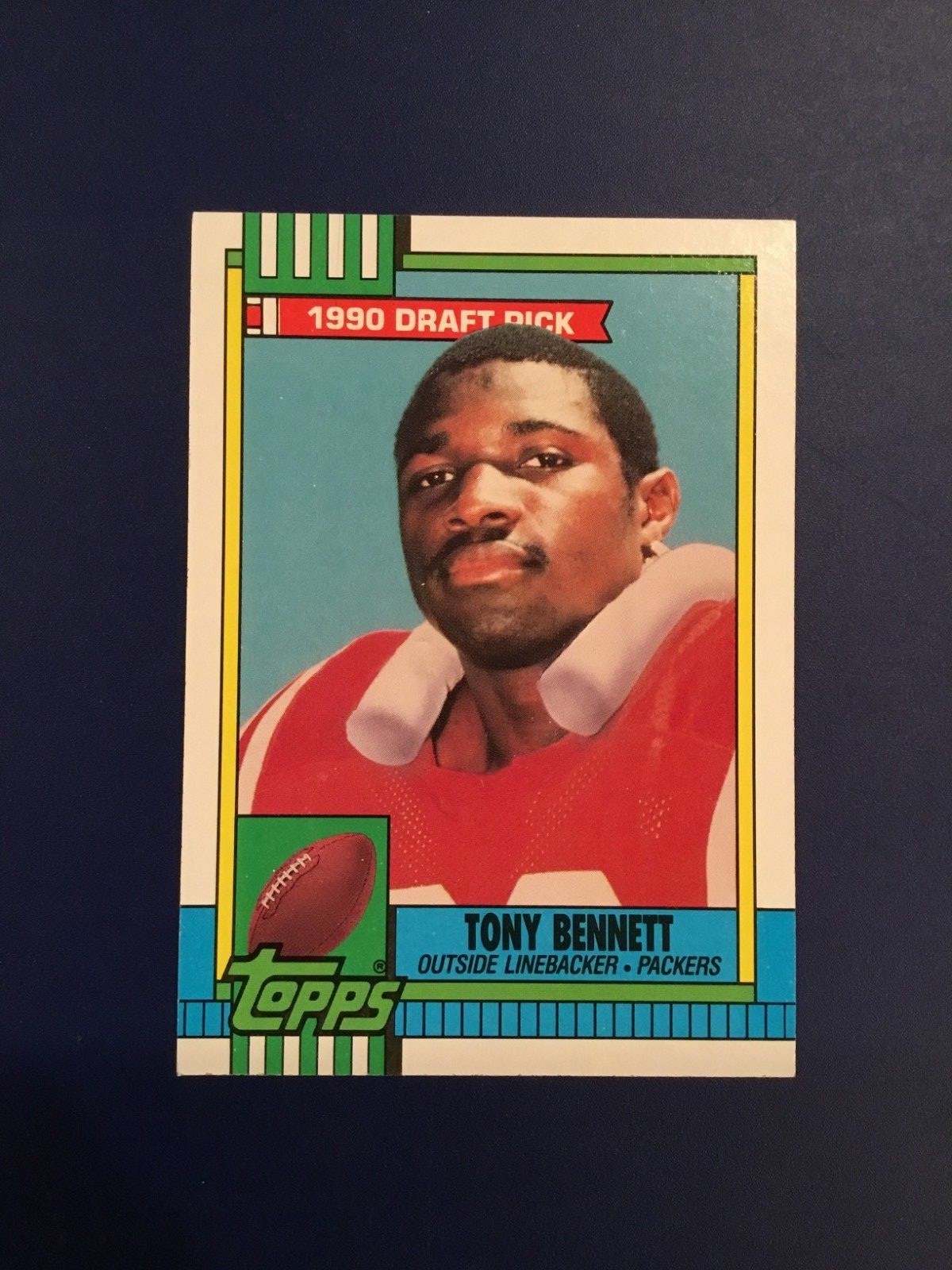 1990 Topps #138 TONY BENNETT Rookie Green Bay Packers 1990 Draft Pick ...