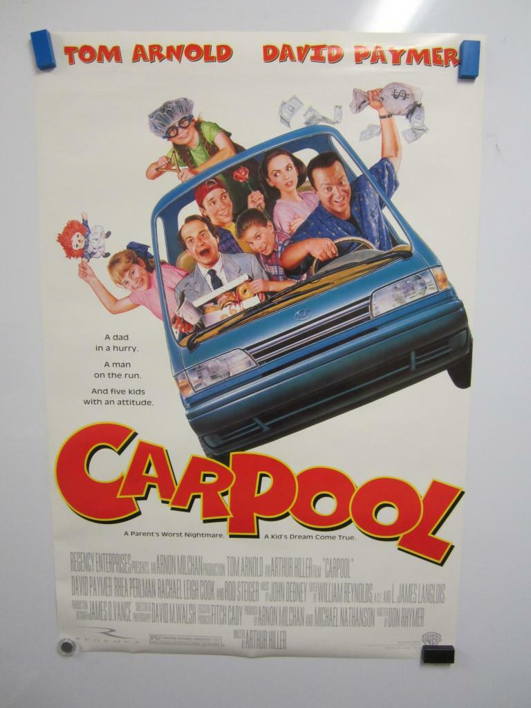CARPOOL Tom Arnold David Paymer Original Vintage Video Movie Poster | eBay