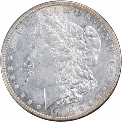 1899-S Morgan Silver Dollar AU Slider Uncertified #901 | eBay