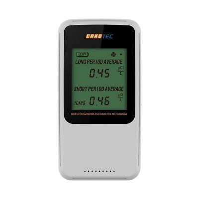 New Cradtec Digital Radon Detector III, White, Radon Monitor, Radon ...