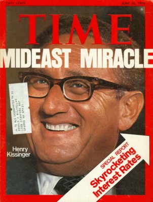 1974 Time Magazine: Harry Kissinger Mideast Miracle/Skyrocketing ...