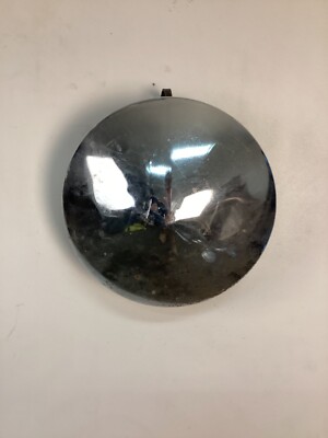 Vintage HubCap Man Cave Chrome Old Hot Rod Classic No Logo Simple Wheel ...