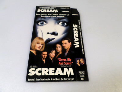 SCREAM - VHS REPLACEMENT BOX ONLY - (ORIGINAL BOX) - NO MOVIE | eBay