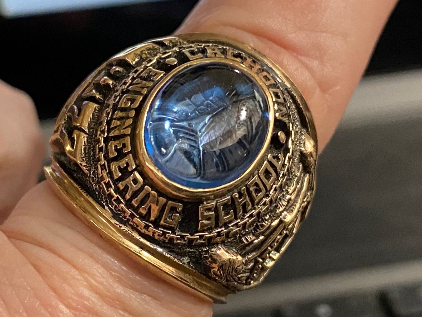 Heavy 10K Gold 32 Grams 1977 Calhoon MEBA Engineering School Men's ...