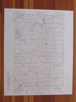 Pierz Minnesota 1950 Original Vintage USGS Topo Map | eBay