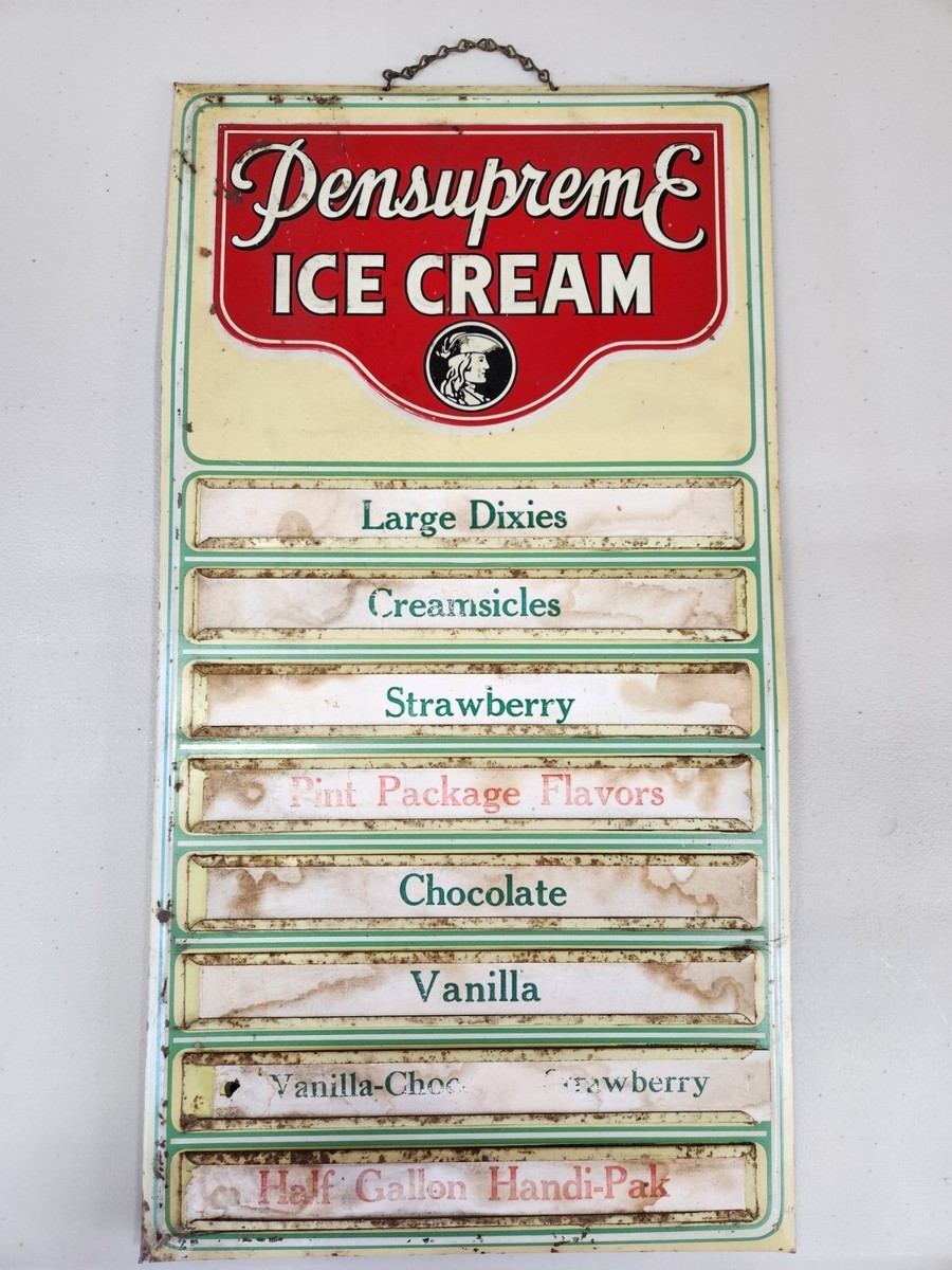 Vintage Menu Signs