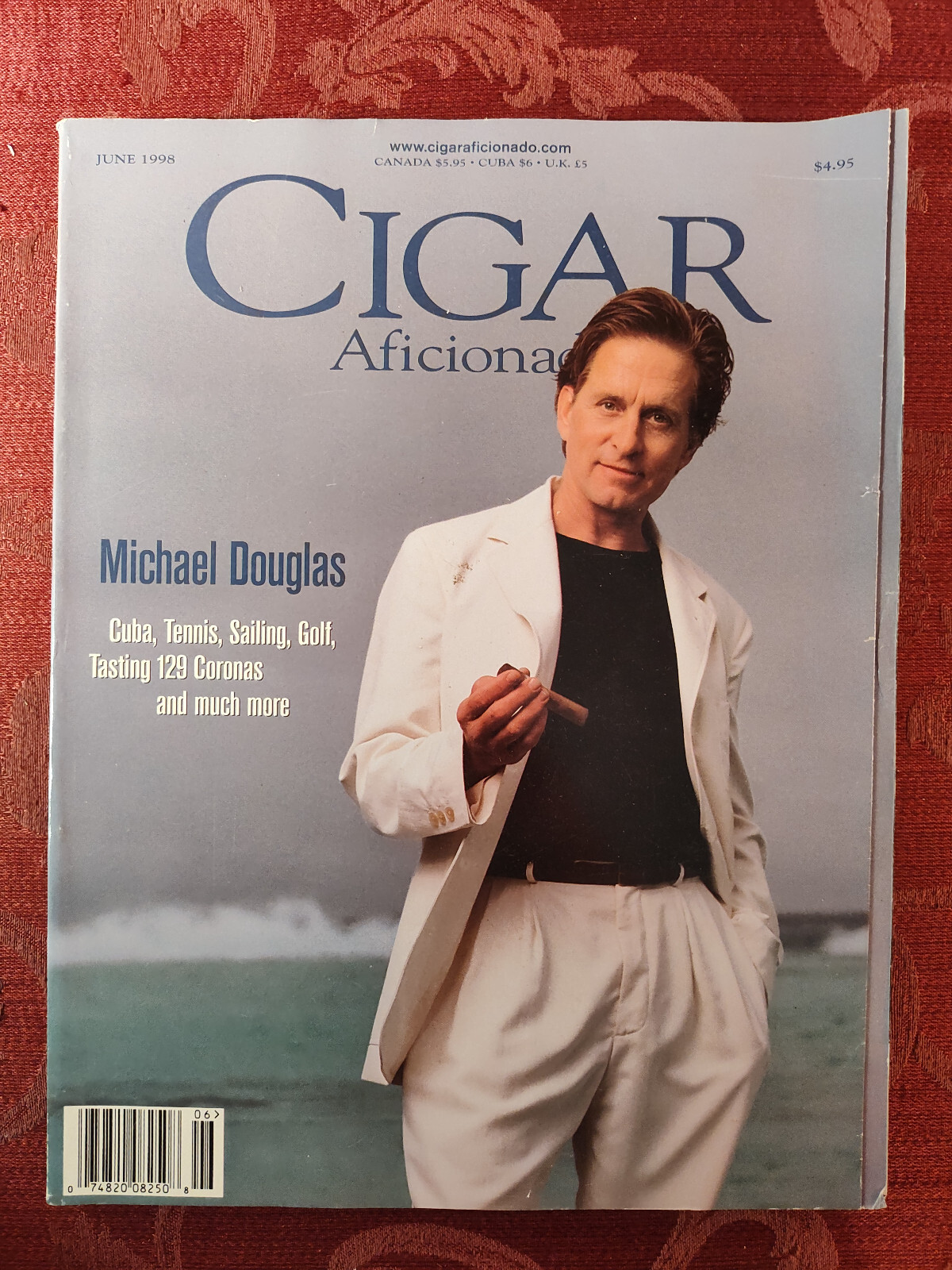 Rare CIGAR Aficionado June 1998 Michael Douglas Joseph Volpe John ...