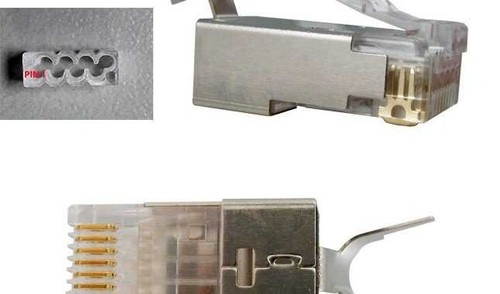 67 Vertical Cable Cat 6 Modular Plugs 3 Prong RJ45 | eBay