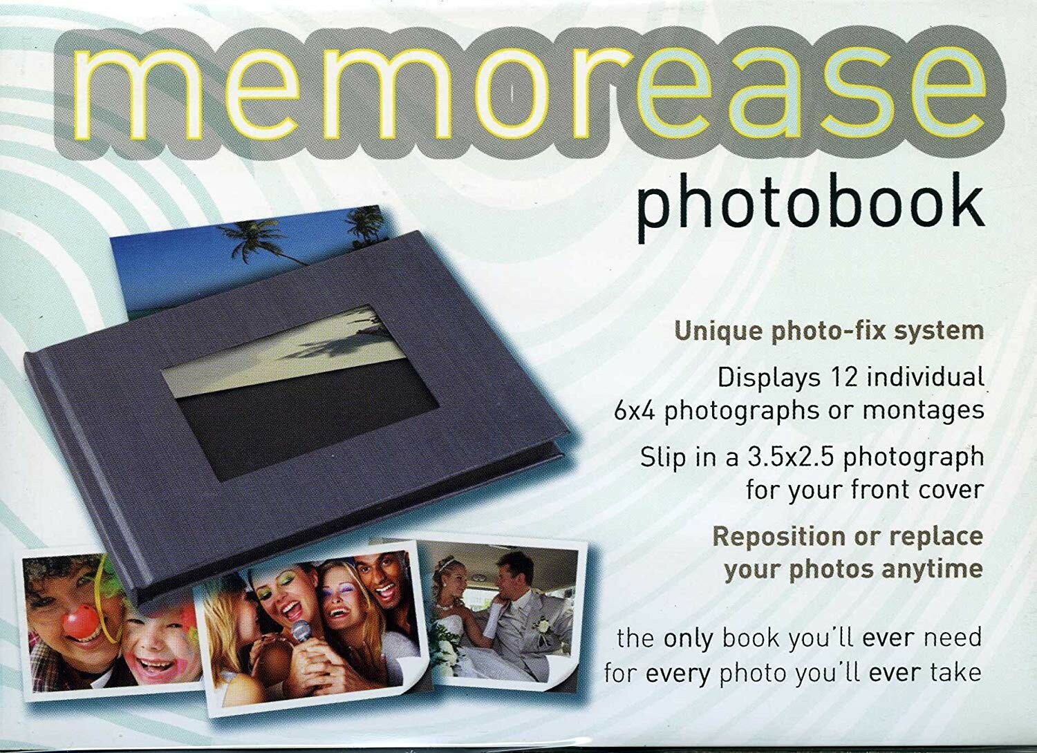 Memorease Photobook for 12 6x4" Beautiful Quality Self adhesive Photo Album Grey | eBay UK