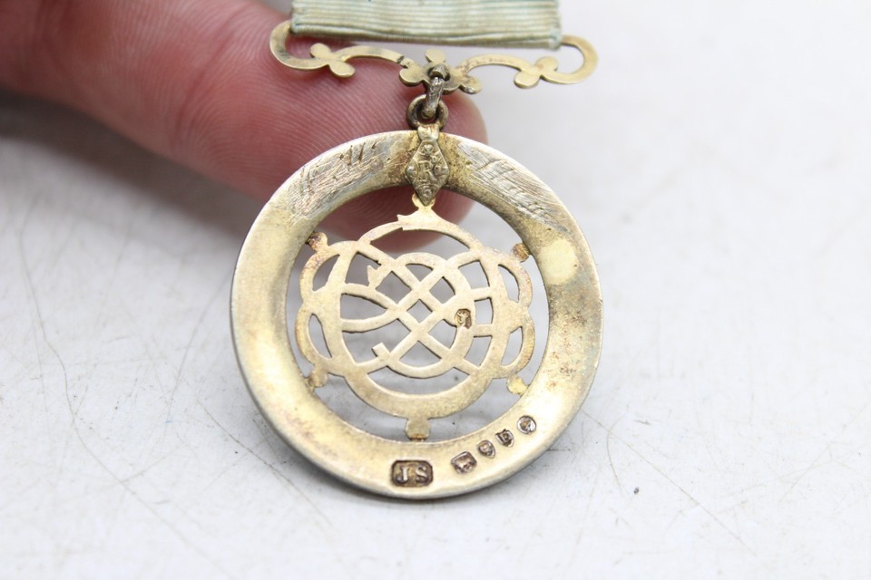 # Antique Silver Victorian 1880, St George's Lodge No.242 Masonic Medal ...