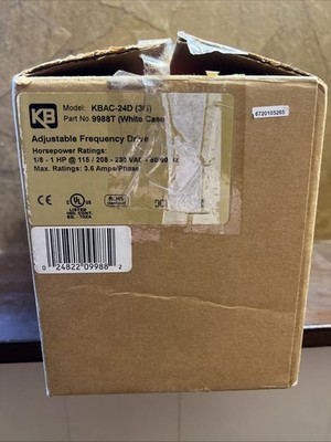 KBAC-24D (9988) UP TO 1HP 230V 3PH WHITE ENCLOSURE - "OPEN BOX USA ...