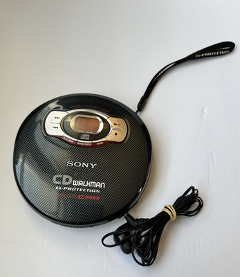 Sony CD Walkman G-protection (D-MJ95) CD Player with headphones NOT ...