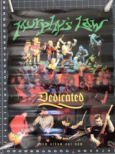 Murphys Law “Dedicated” Original Vintage Poster NYHC | eBay
