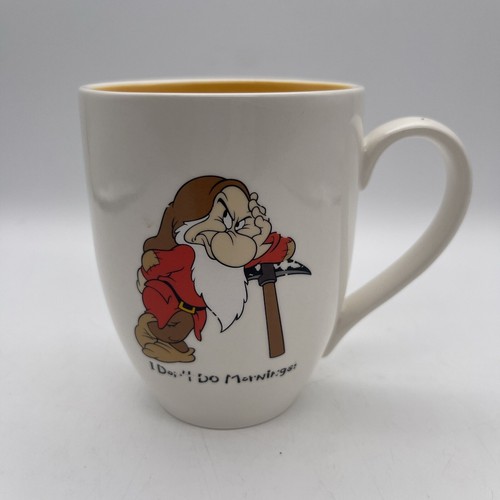 Disney Snow White - Dwarf (Grumpy) Coffee Mug I Don’t Do Morning | eBay