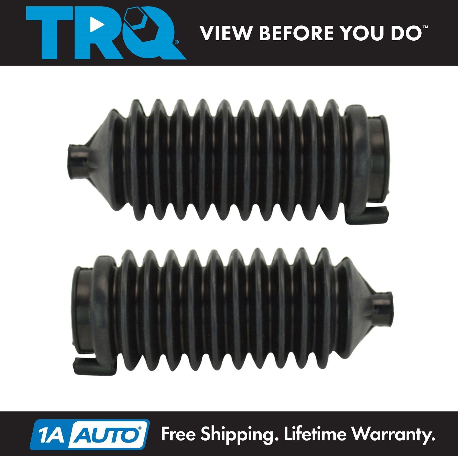 TRQ Rack Pinion Inner Tie Rod Steering Bellow Boot LH RH Pair for GM ...